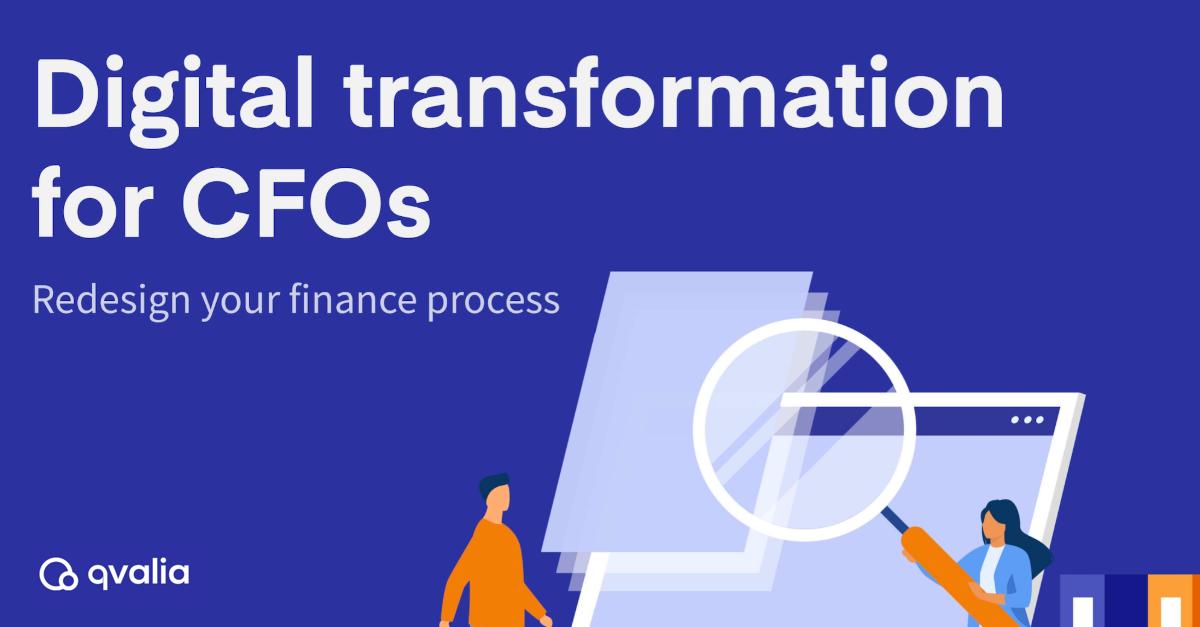 Digital transformation for CFOs ebook | Qvalia