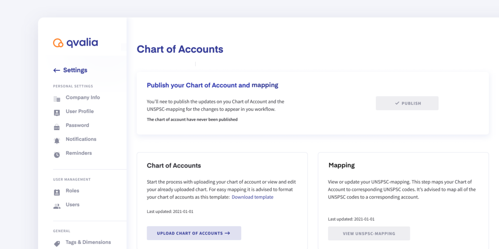 New invoice approval workflow and simplified accounting automation | Qvalia