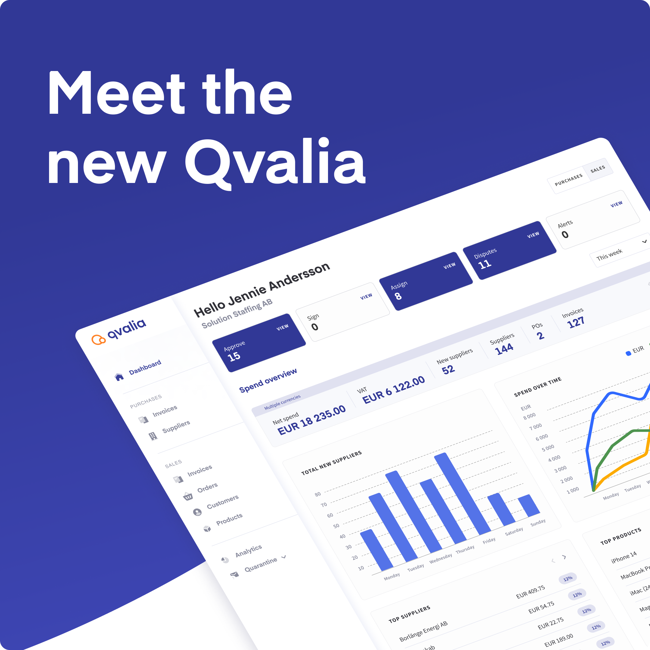 Brand new design for free plan users | Qvalia