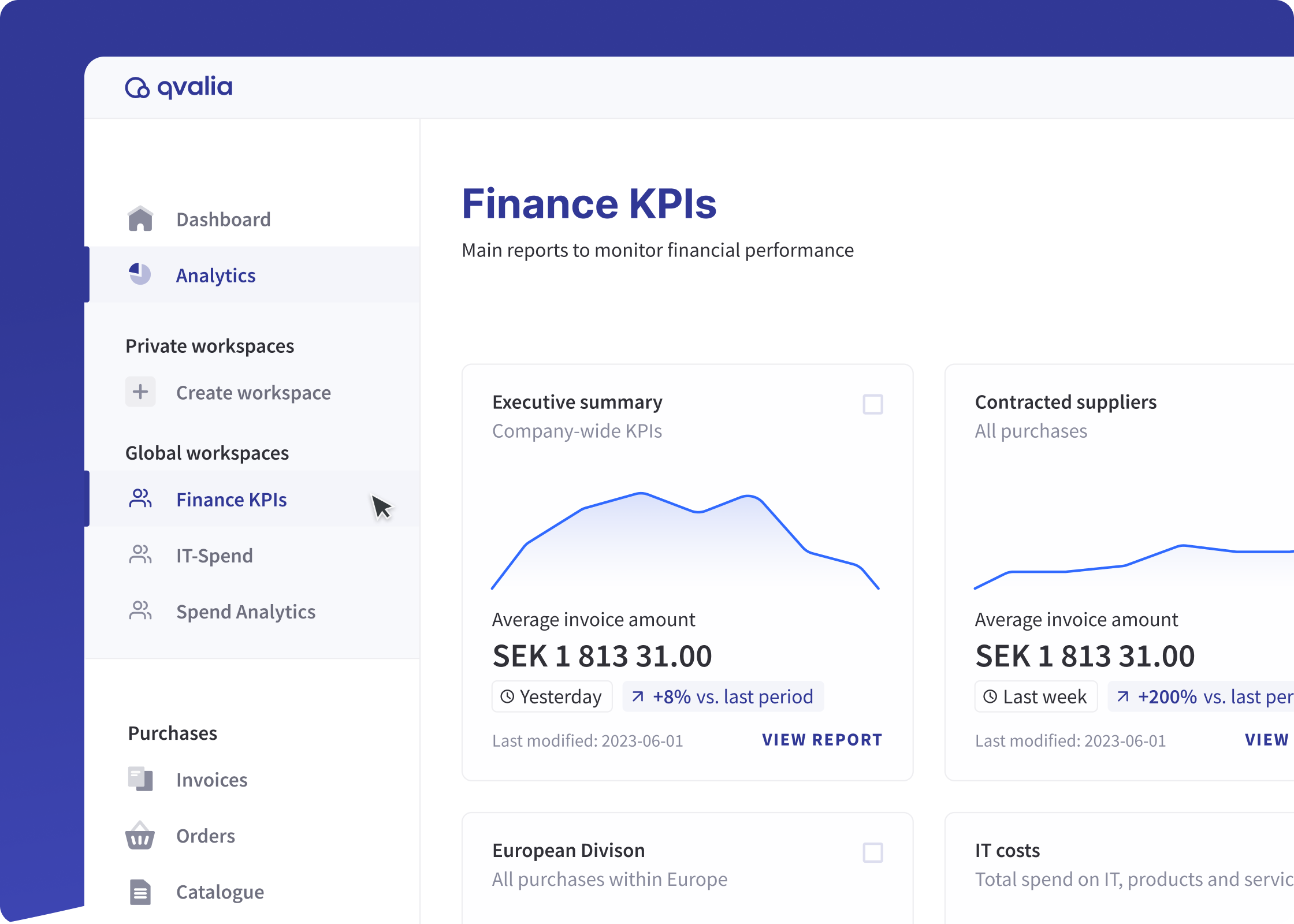 Organize your insights with Workspaces | Qvalia