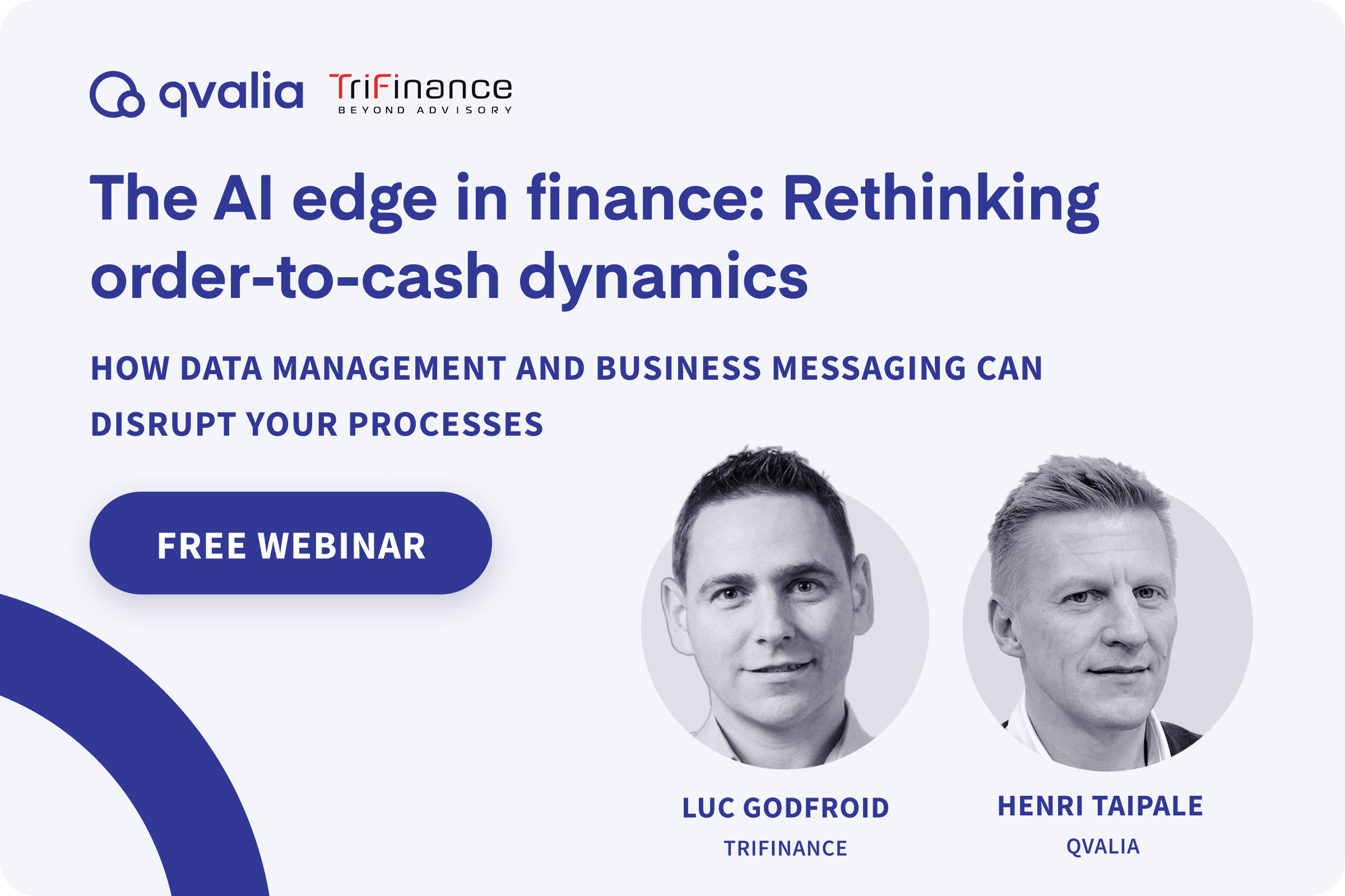Recorded webinar: The AI edge in finance & order-to-cash | Qvalia