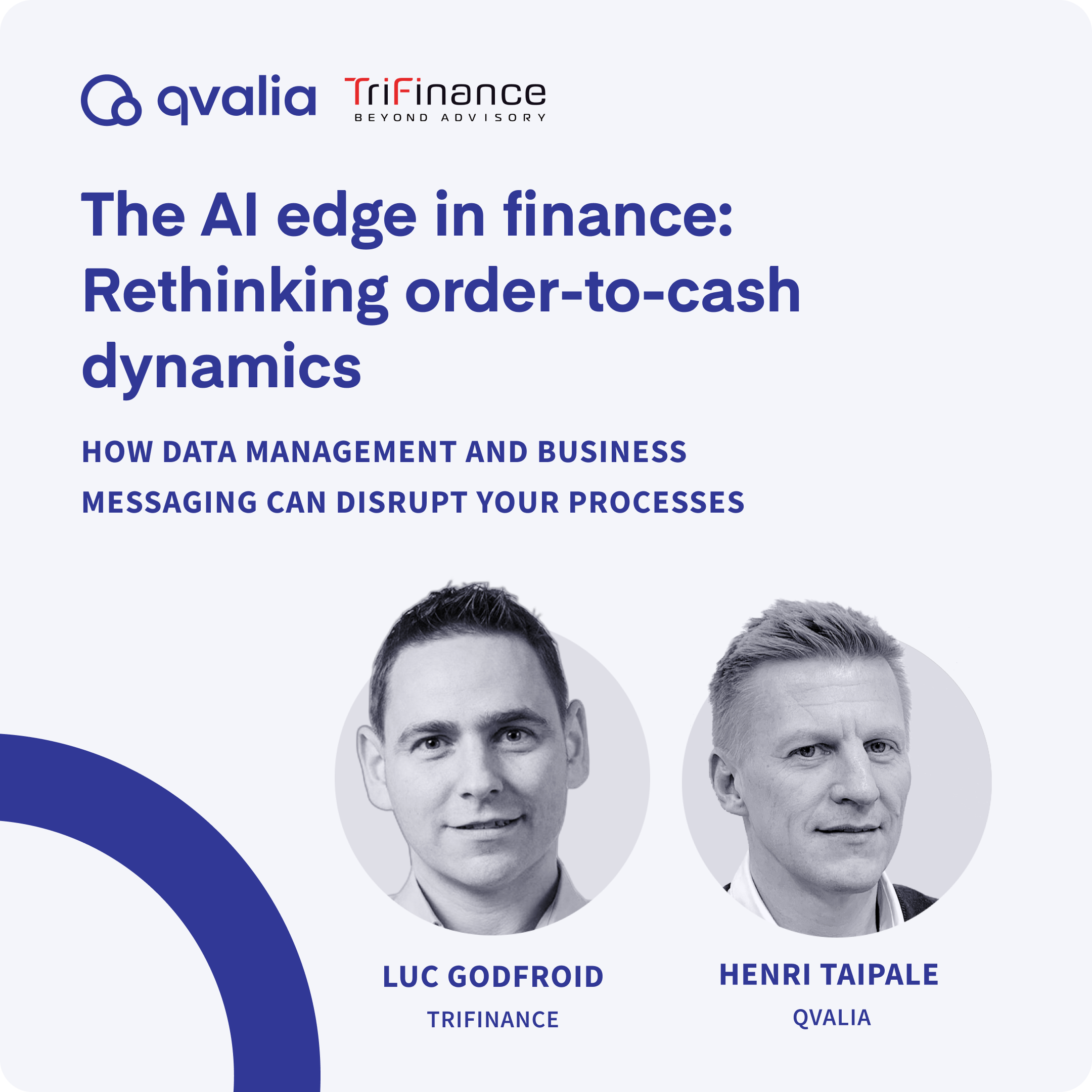 Upcoming webinar: Getting an AI edge in order-to-cash | Qvalia