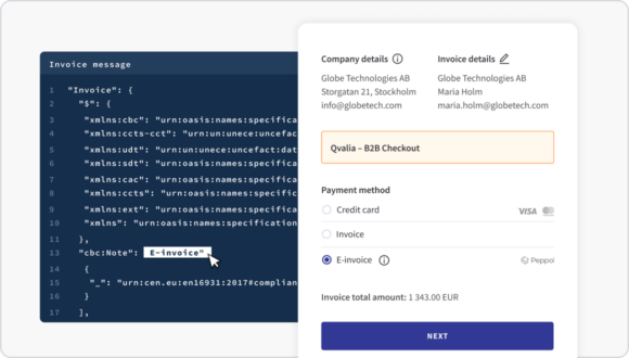 Accounting intelligence | E-invoices and orders | API | Qvalia