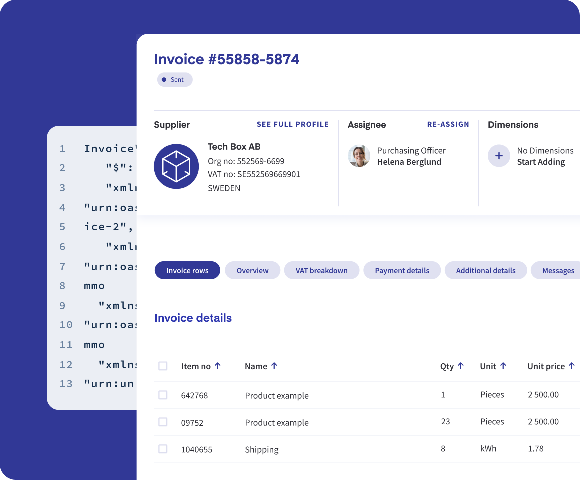 E-fakturering | Qvalia SE