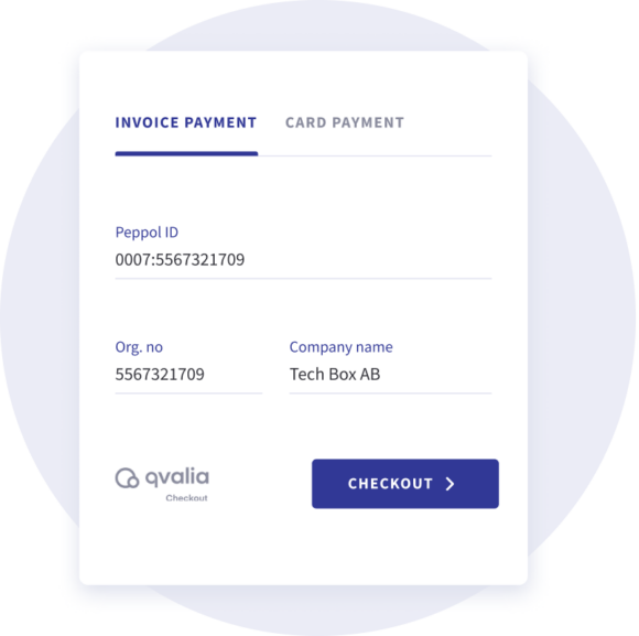 E-fakturering | Qvalia SE